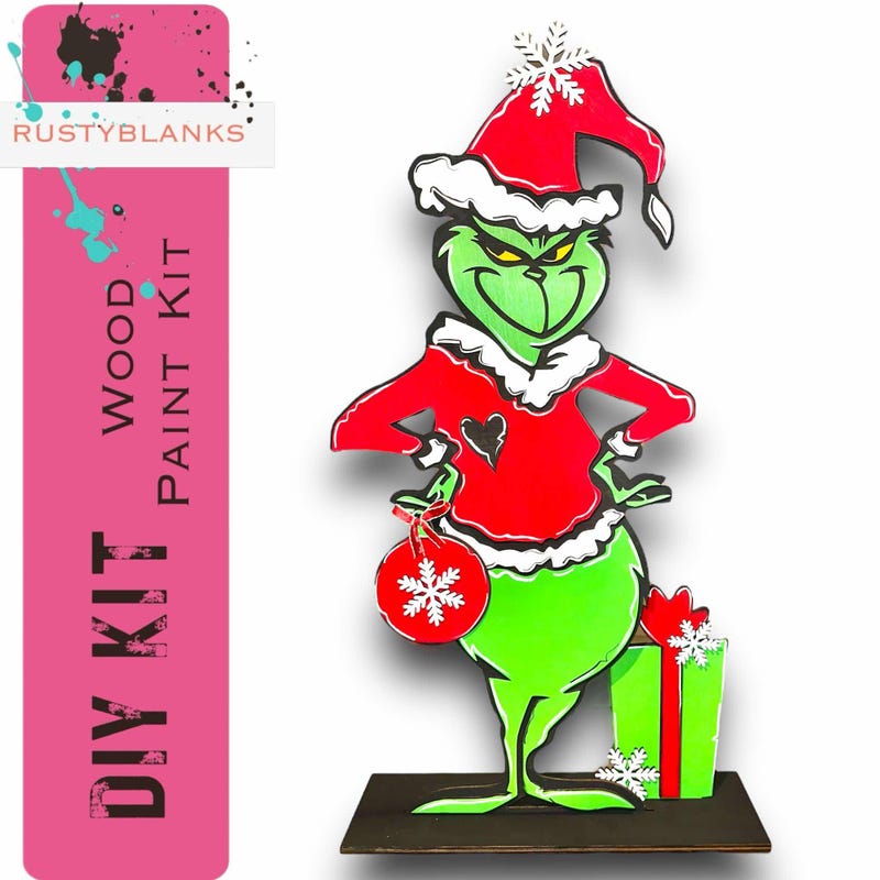 Grinch Cutout - Etsy