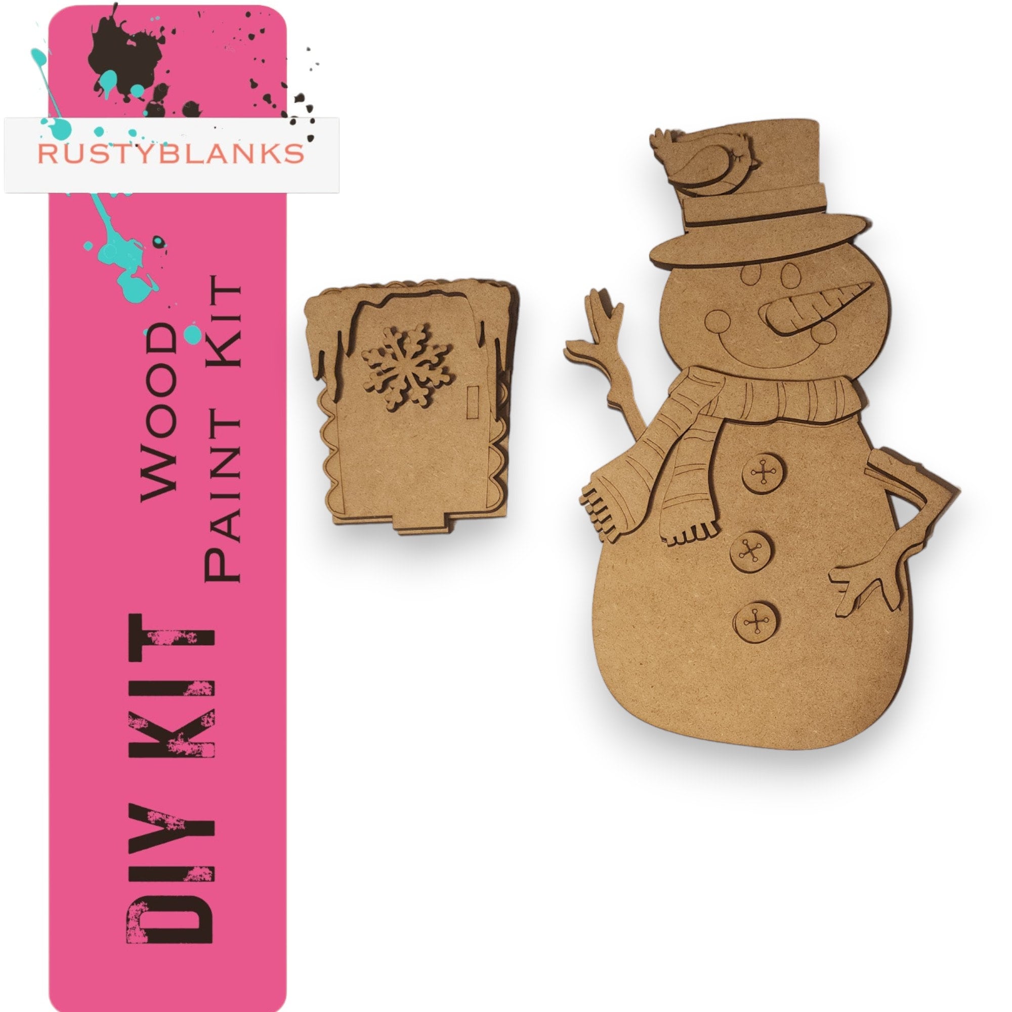 Snowman Insert for Our Interchangeable Birdhouse Post - Etsy