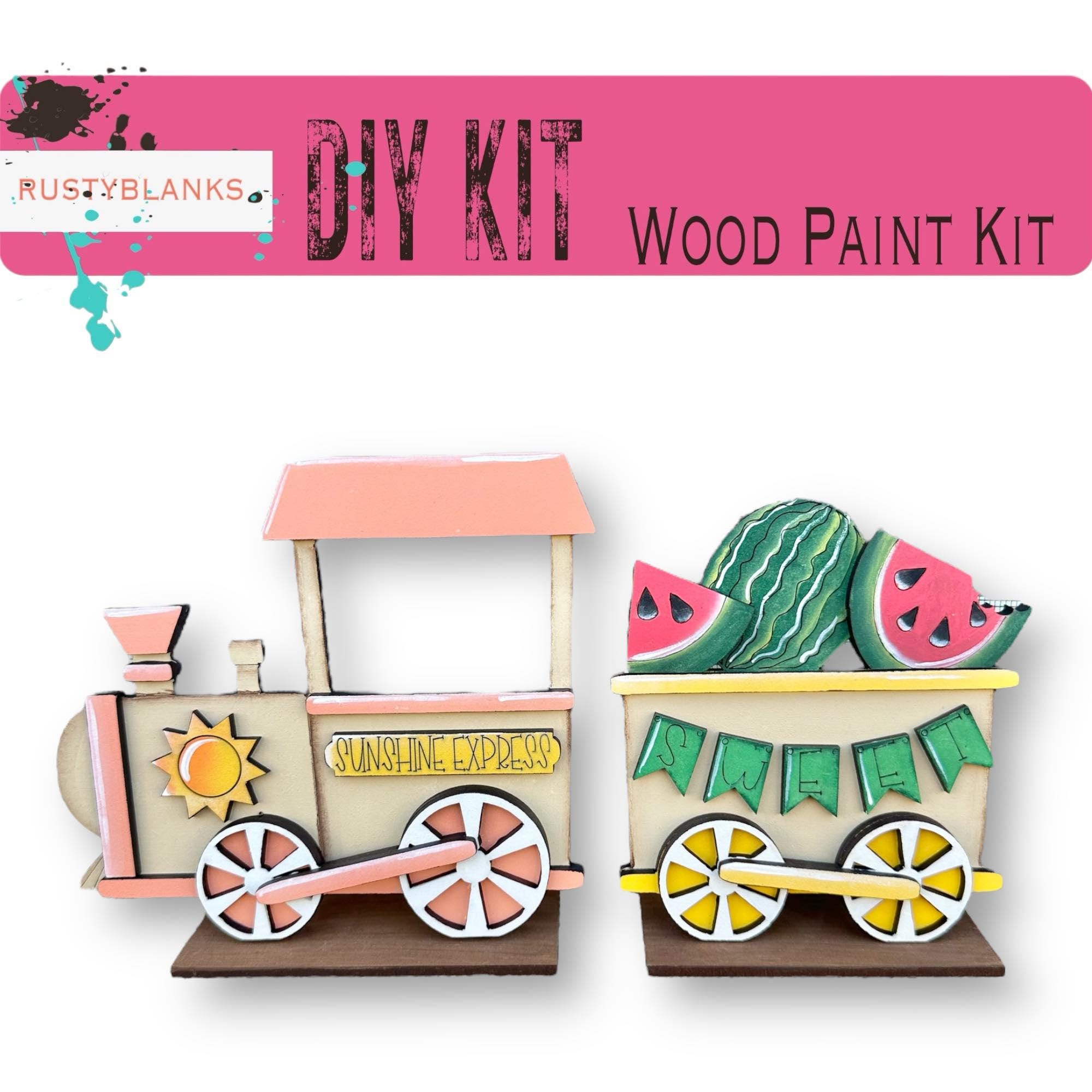 Summer Standing DIY Train Set - Etsy