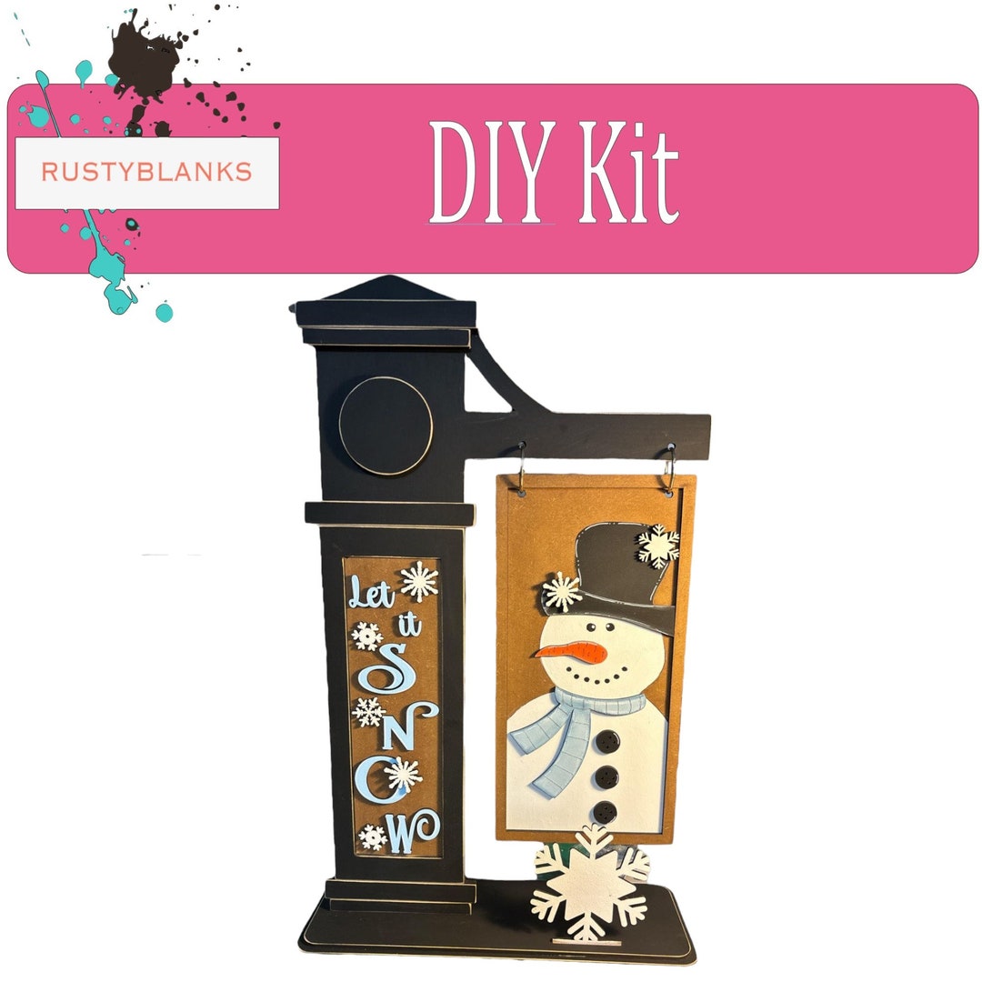 Let It Snow , Snowman Snowflake Insert for the Mini Interchangeable ...