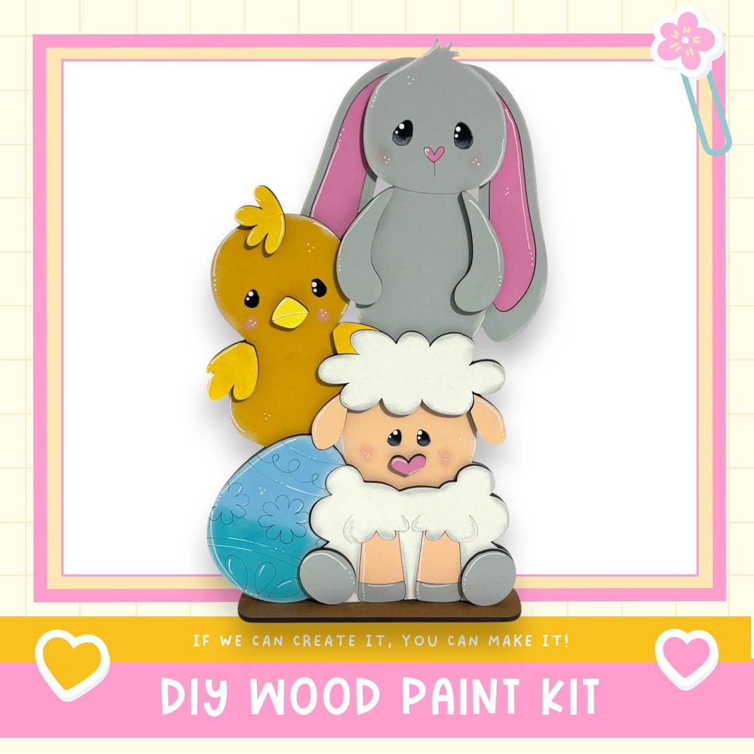 DIY Easter Friends Shelf Sitter - Etsy