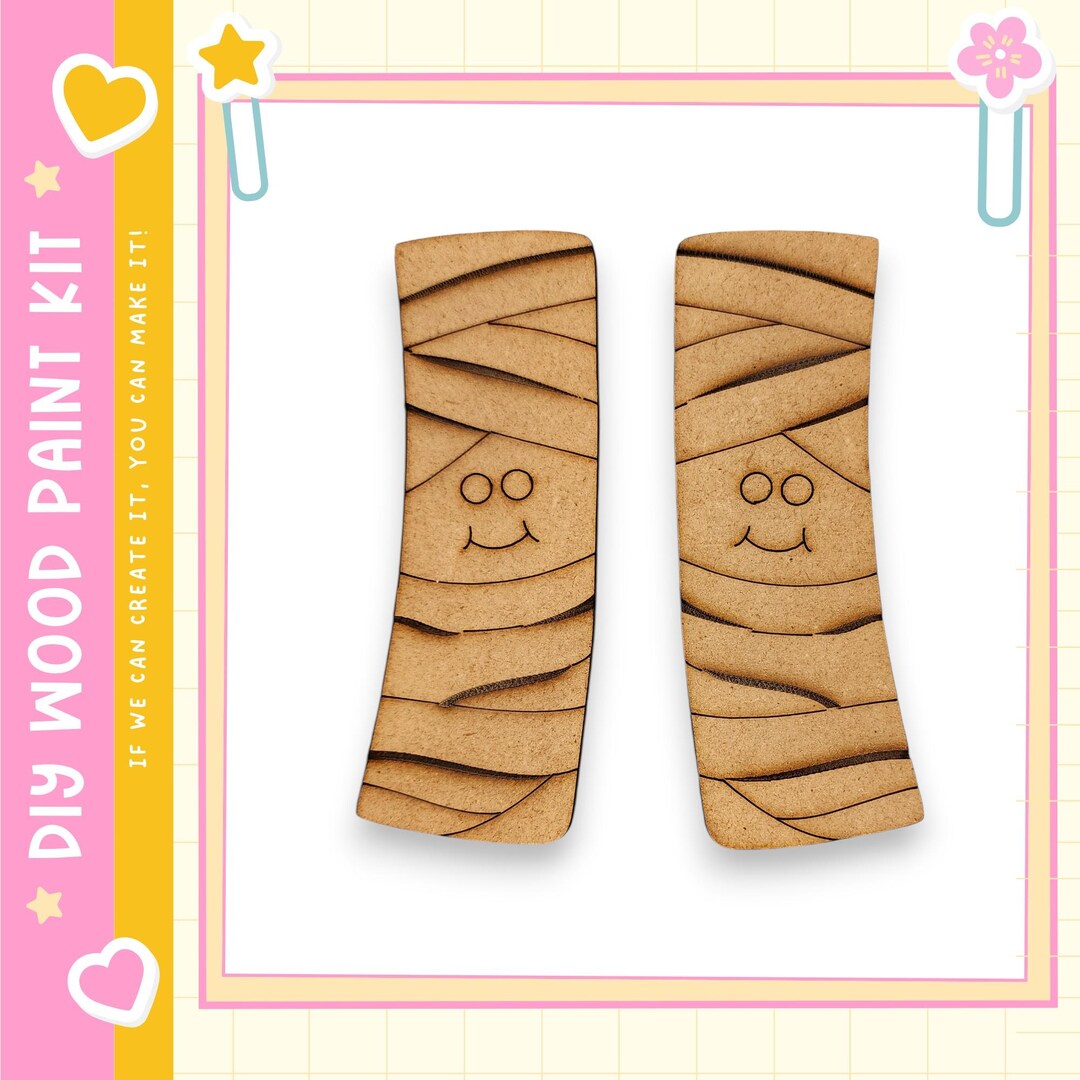 DIY Halloween Mummy Hair Clip - Etsy