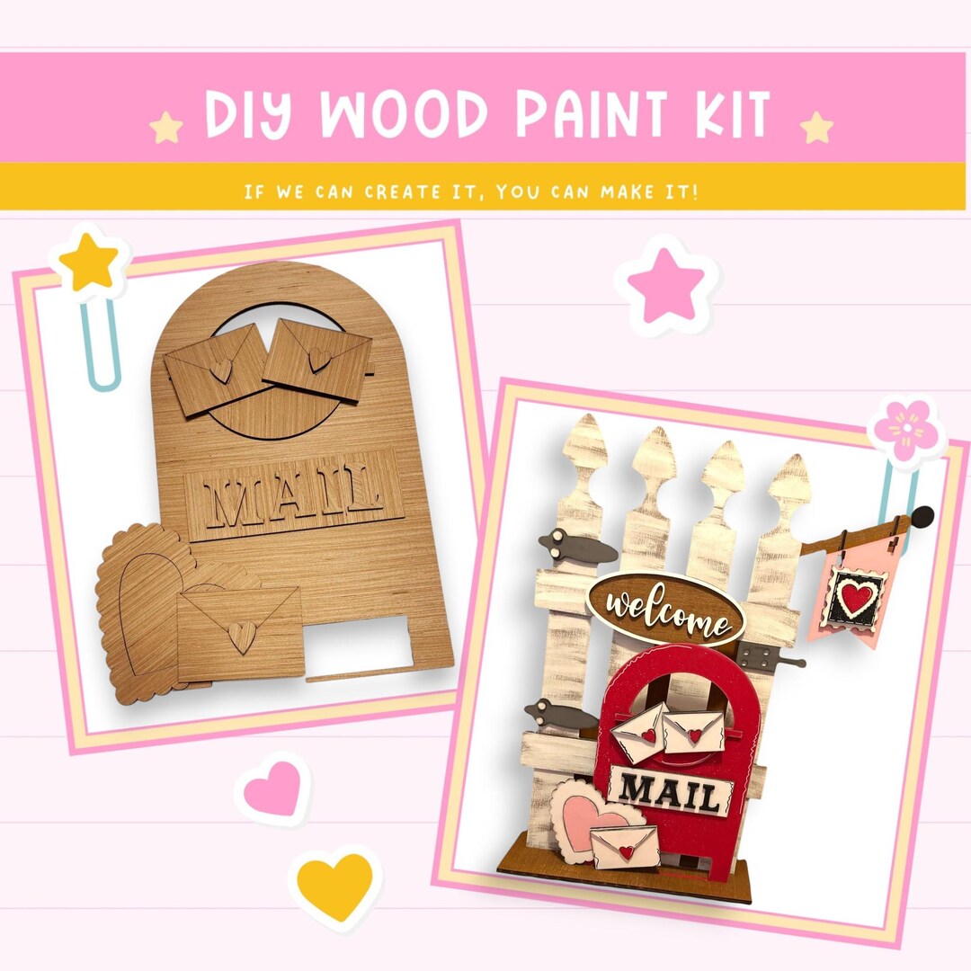 Valentine's Mail Add Ons for Our Large Interchangeable Fence or Post - Etsy