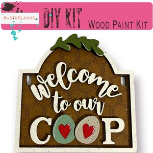 Welcome to Our Coop Interchangeable Sign and Insert for the Mini Post ...