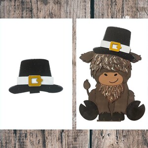 Interchangeable Highland Cow Hats: DIY Fence/post Inserts - Etsy