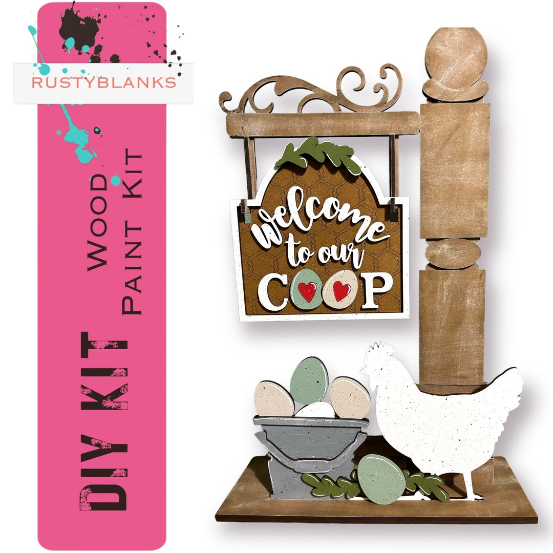 Welcome to Our Coop Interchangeable Sign and Insert for the Mini Post ...