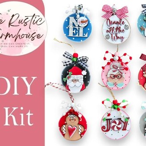 Christmas Holiday Ornament Bundle - Etsy