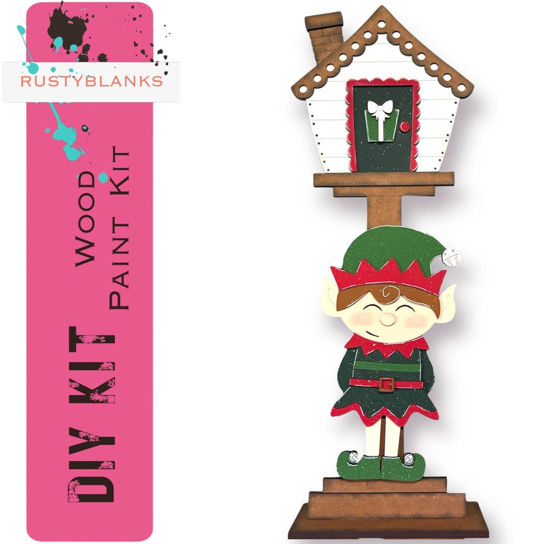 Elf Insert for Our Interchangeable Birdhouse Post - Etsy