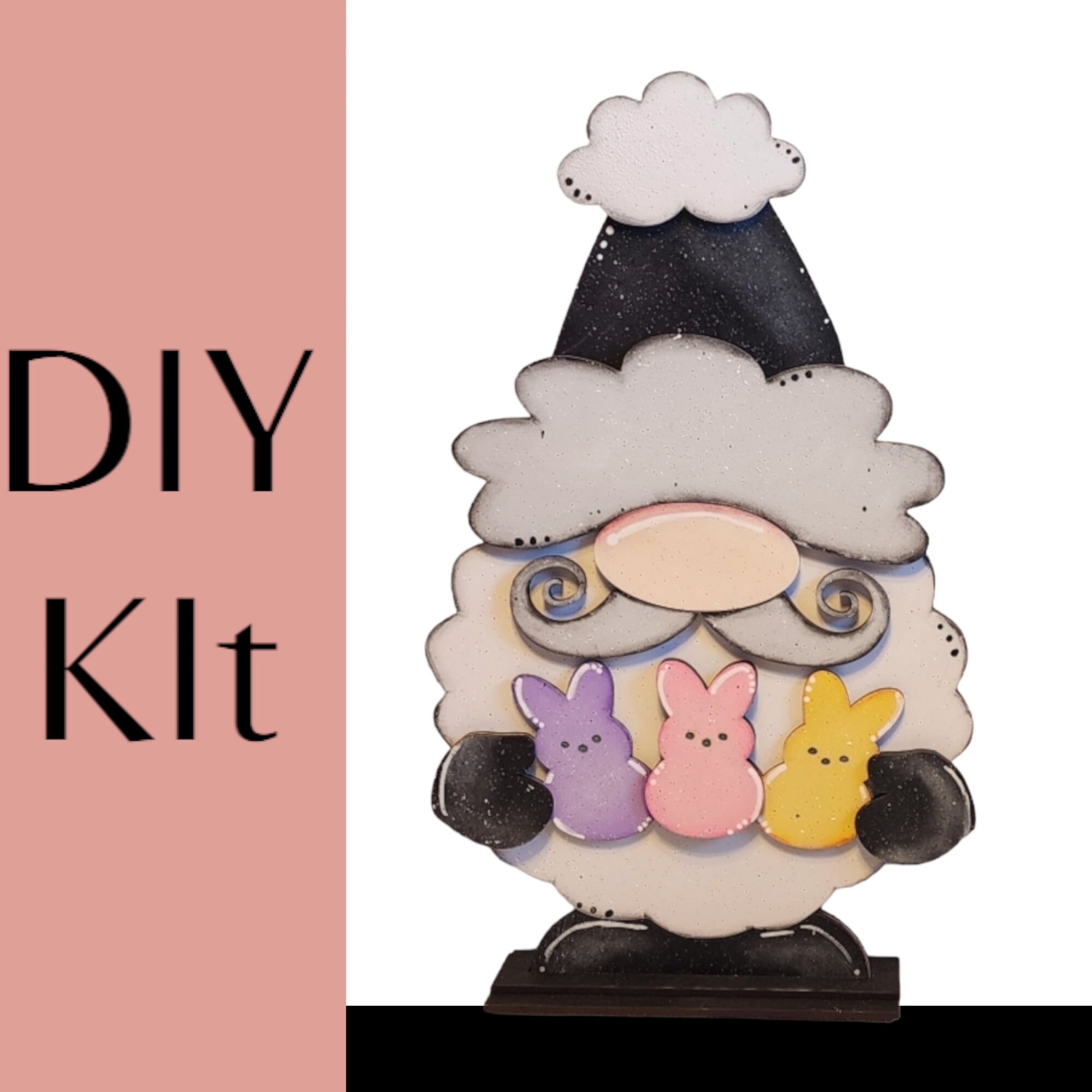 Standing Sheep Gnome Easter Gnome DIY Easter Decor Wood - Etsy