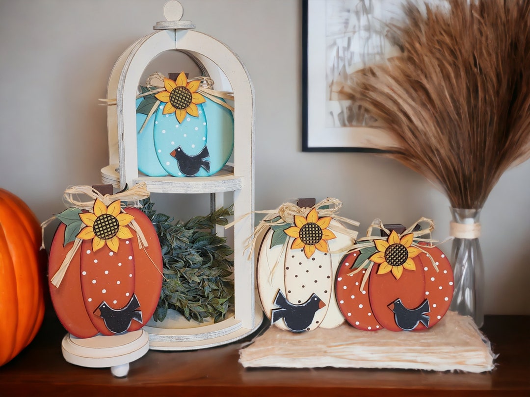 Fall Chunky Pumpkin Shelf Sitters Pumpkins - Etsy