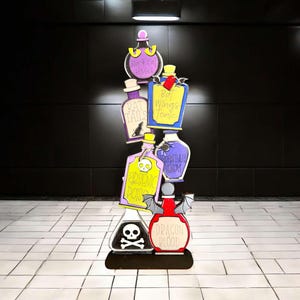 Stacking Witches Potion Insert for Our Interchangeable Birdhouse Post ...