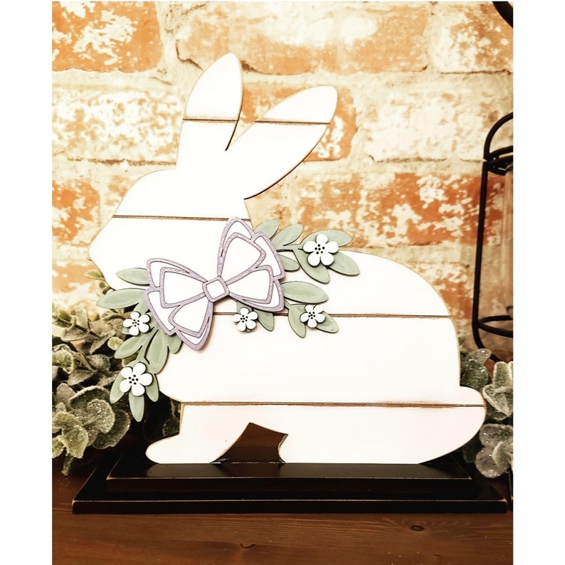 Spring Easter Shiplap Rabbit Shelf Sitters DIY - Etsy