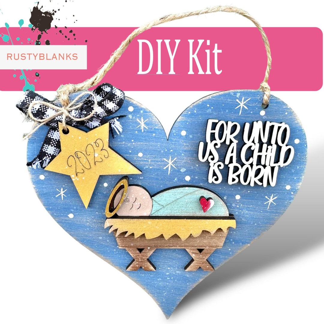 Christmas Nativity Baby Jesus Tree Ornament 2023 Holiday Decor - Etsy