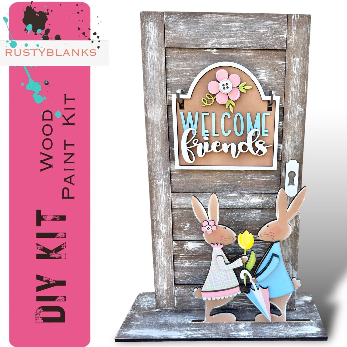 Welcome Friends Interchangeable Sign and Insert for the Mini Post - Etsy