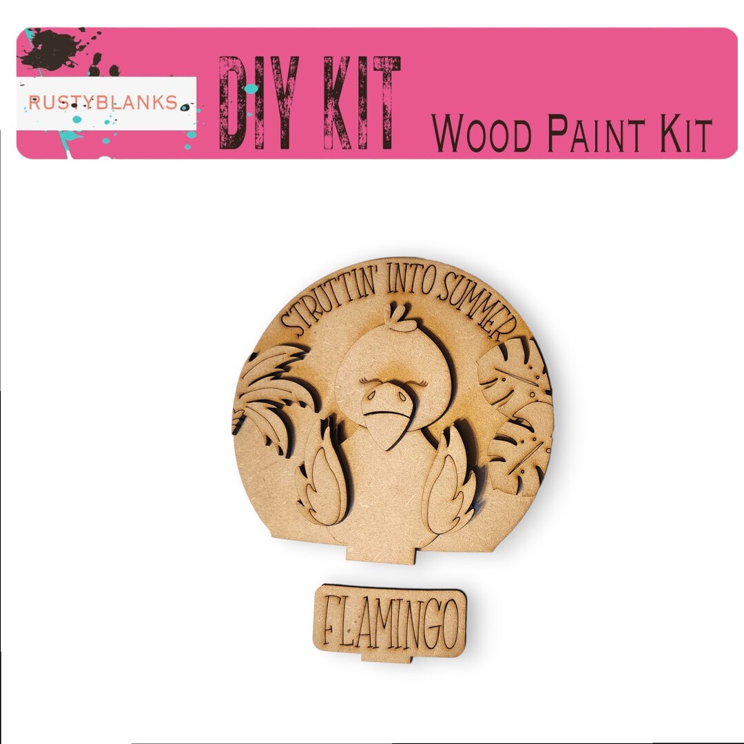 Flamingo Insert for Snow Globe DIY Interchangeable Decor, Struttin ...