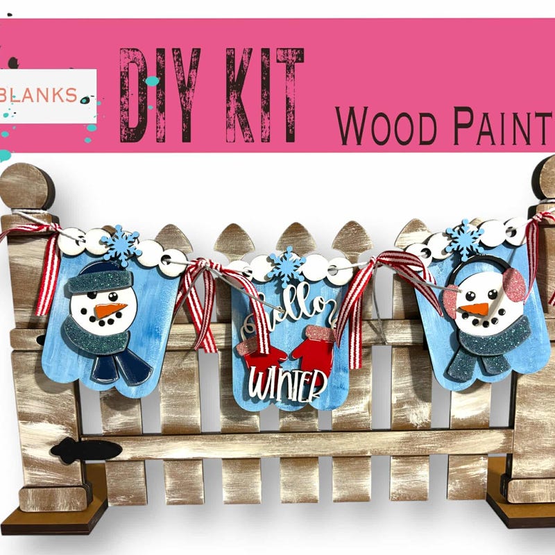 Snowman Banner - Etsy