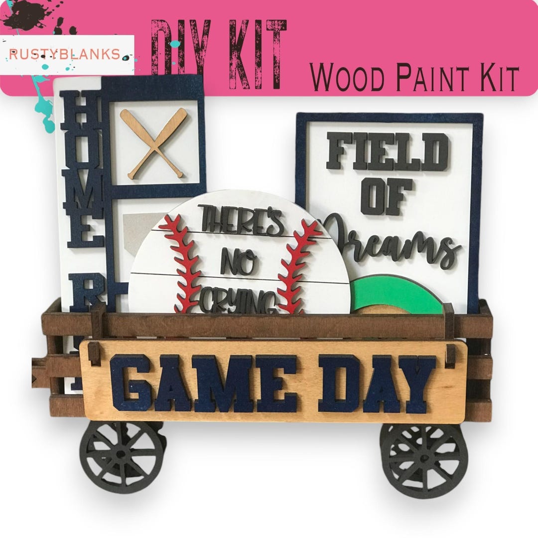 DIY Interchangeable Baseball Game Day Inset for Wagon or Raised Shelf ...