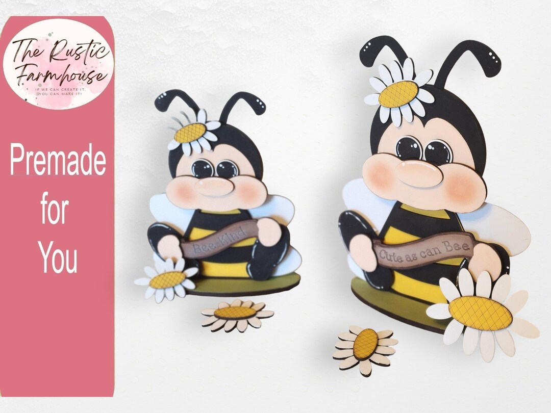 Sitting Bumble Bee Decor Shelf Sitters Bumble Bee Summer Decor - Etsy