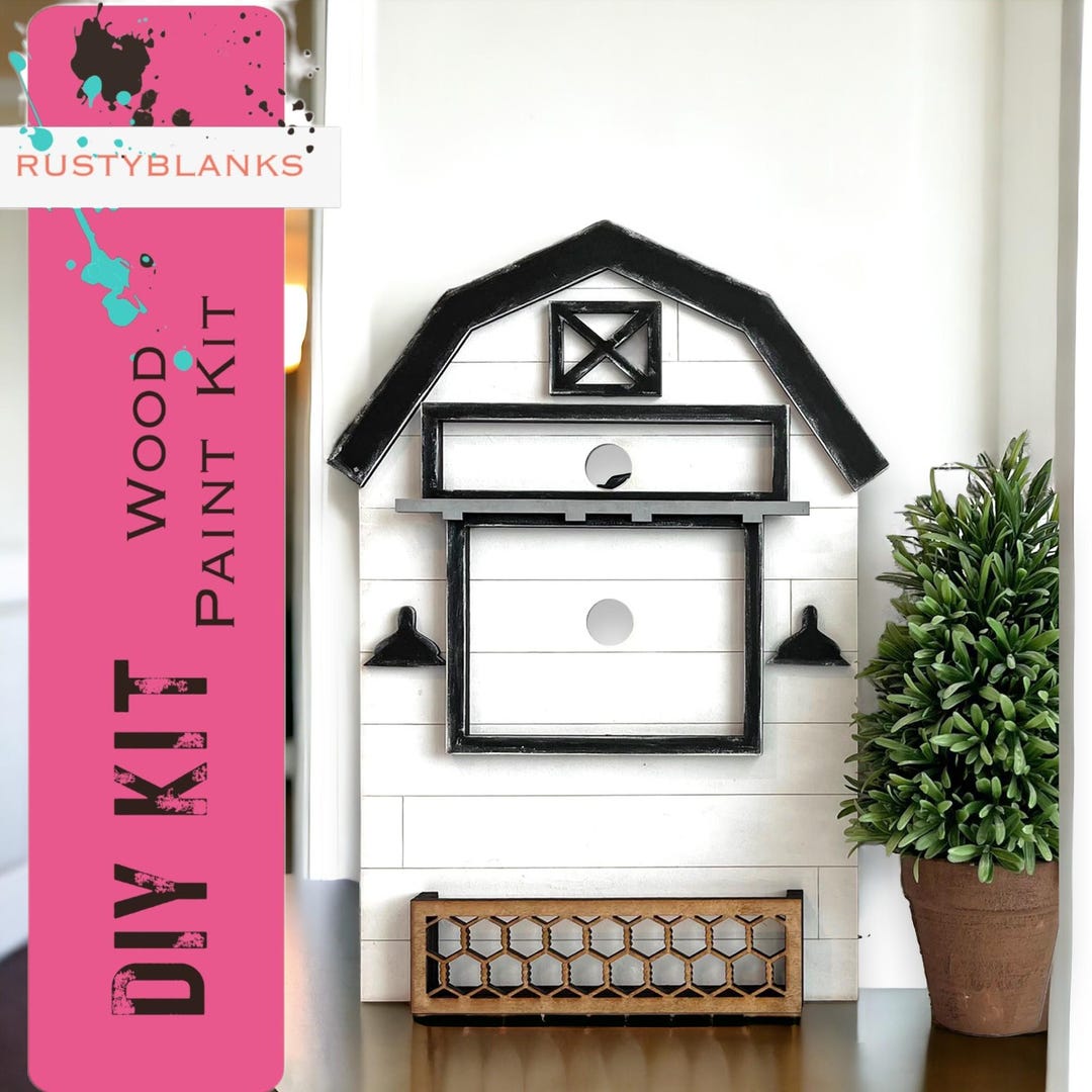 Barn Calendar Base Set, DIY Wood Banks, Interchangeable Calendar - Etsy