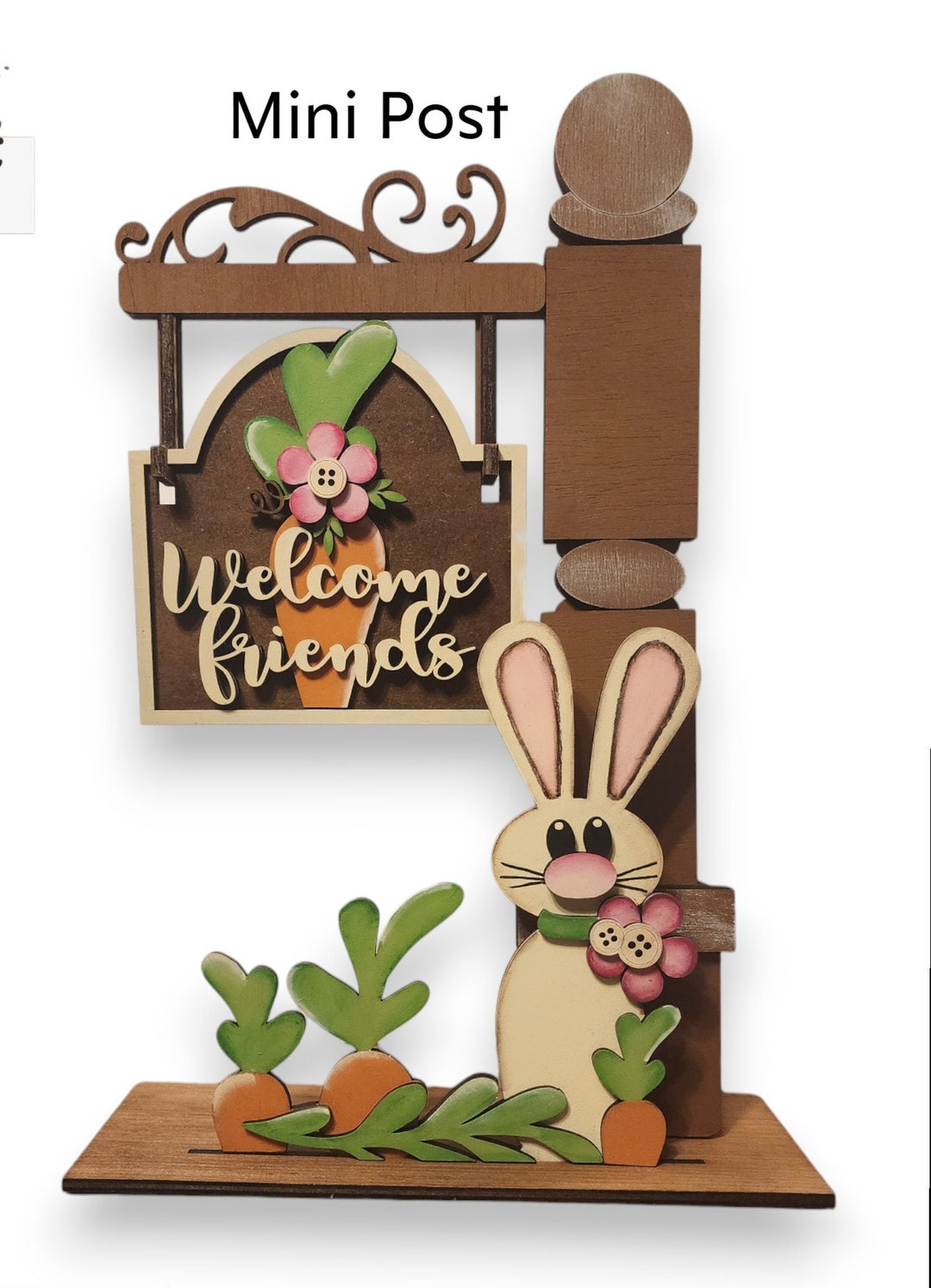 Premade Easter Bunny Add on Inserts for Our Mini Interchangeable Post ...