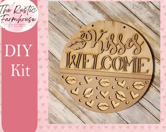 Welcome Diy Door Hanger - Etsy