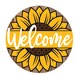 Fall Welcome Sunflower Door Hanger DIY Wooden Blank Kit - Etsy