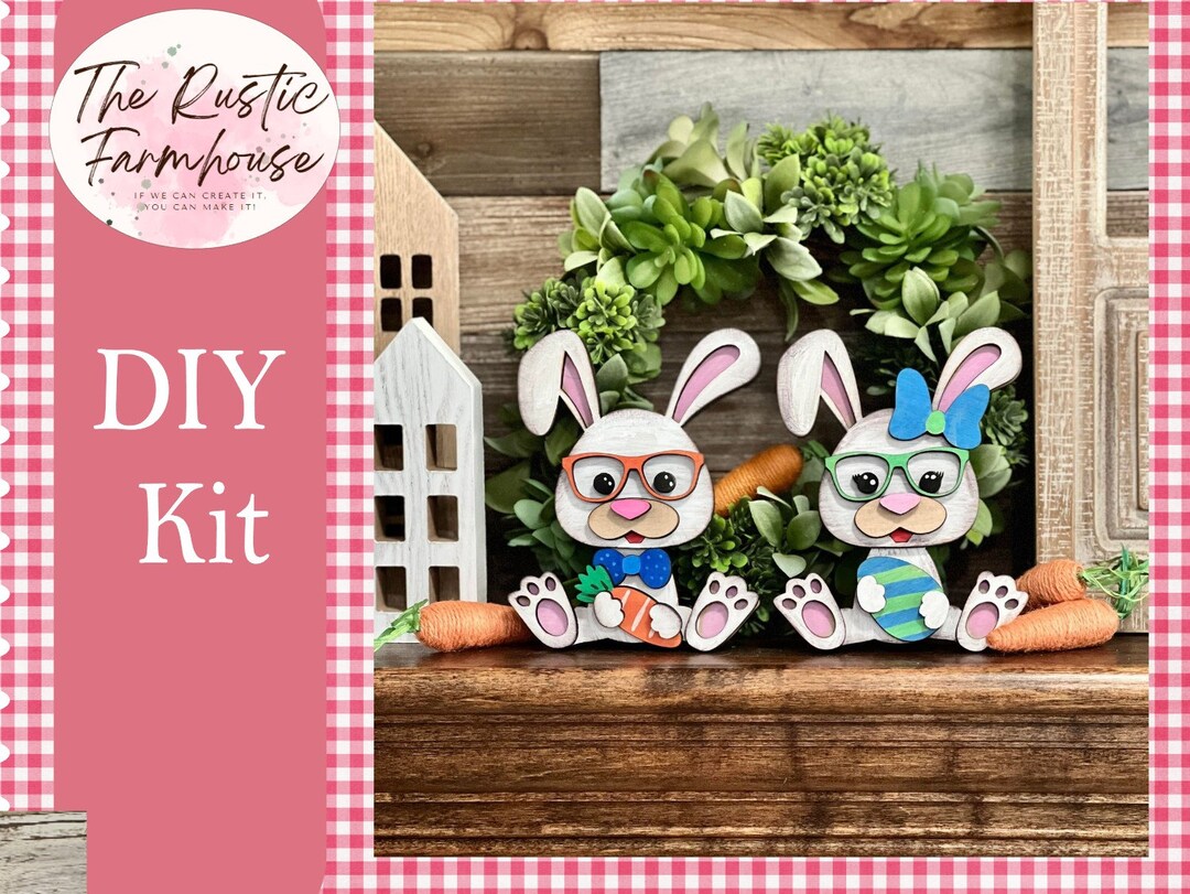 Nerdy Bunny - Easter - DIY - Girl or Boy Nerdy Bunny Rabbitt - Etsy