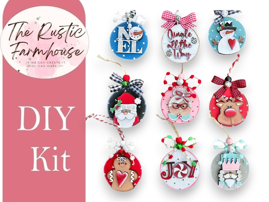 Christmas Holiday Ornament Bundle - Etsy