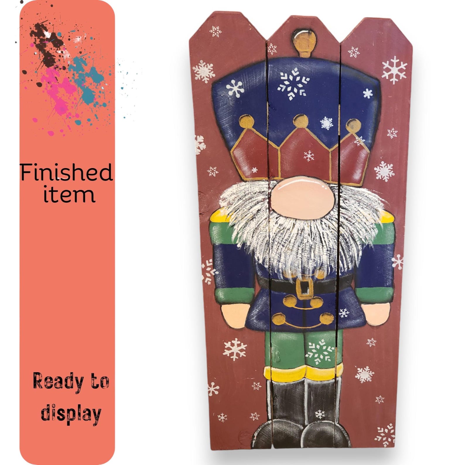 Handpainted Christmas Nutcracker Sign - Etsy