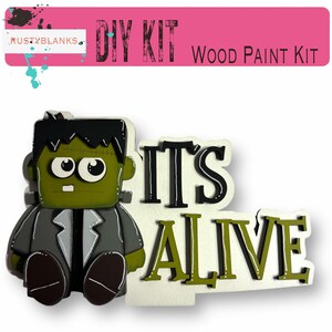 Halloween Frankenstein Insert for the Flower Basket DIY Kit - Etsy