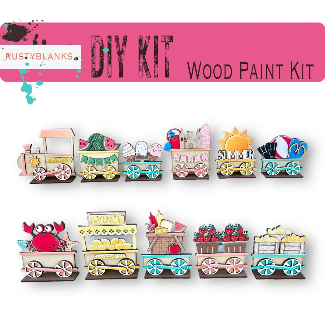 Summer Standing DIY Train Set - Etsy