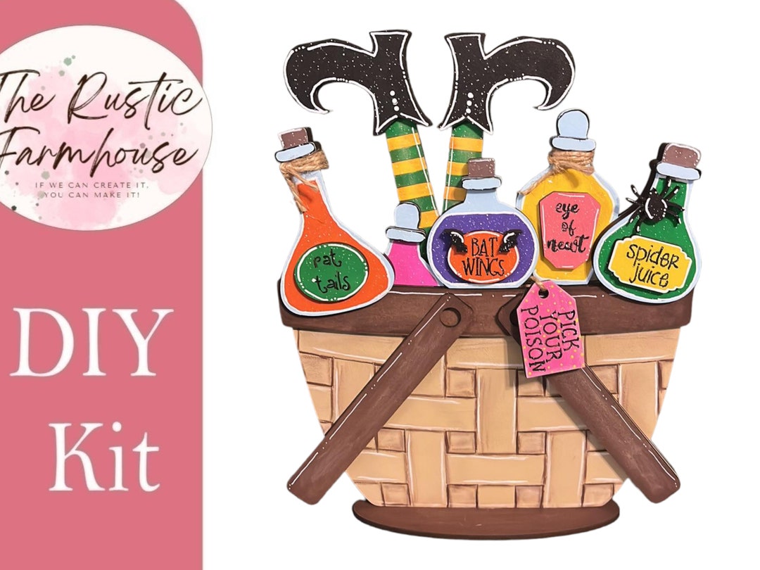 Witches Potion Insert for the Interchangeable Flower Basket - Etsy