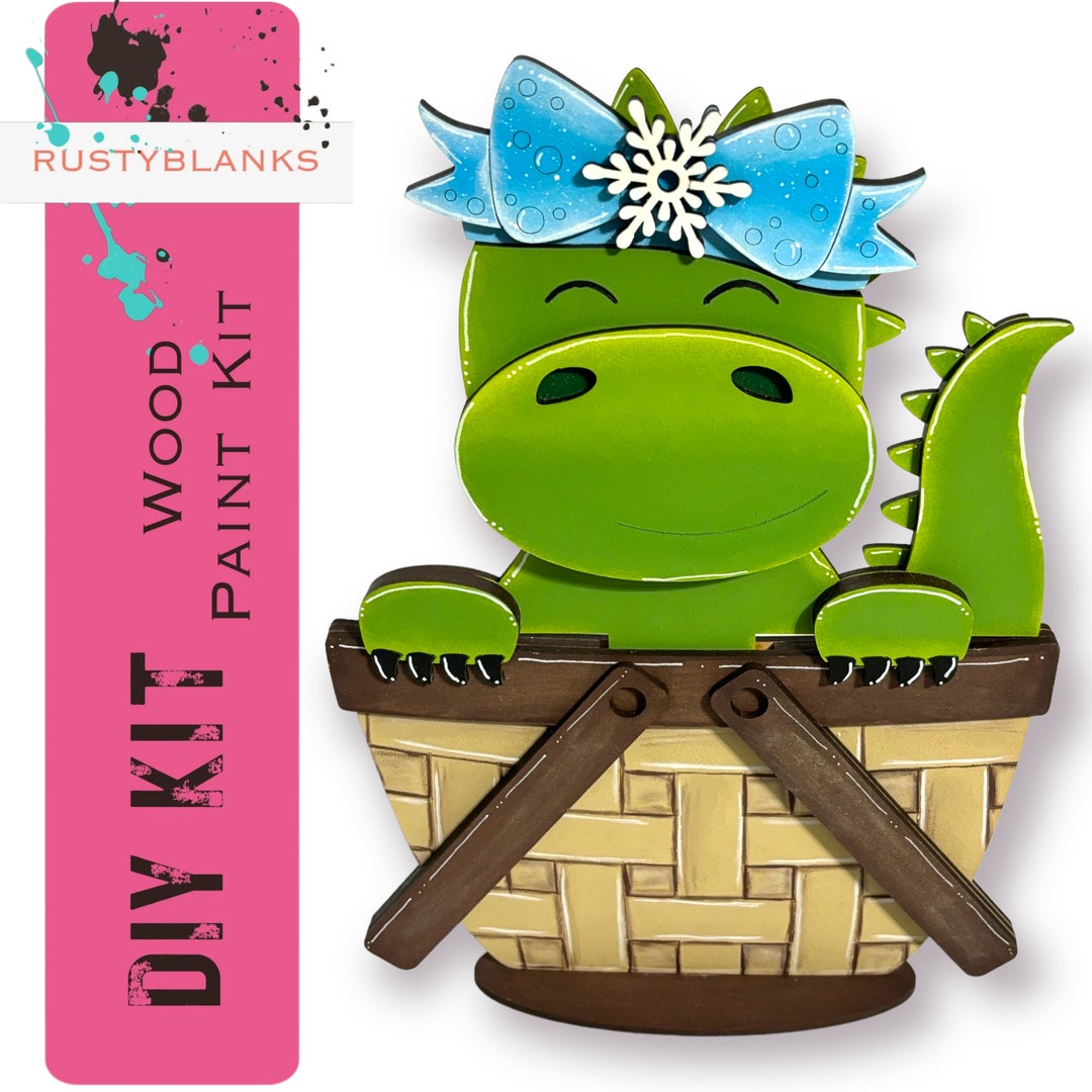 Interchangeable Dinosaur Insert for Flower Basket, Interchangeable Hats ...
