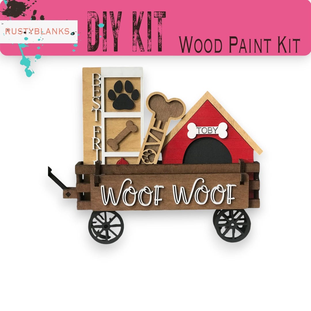 DIY Interchangeable Woof Woof Inset for Wagon or Raised Shelf - Craft ...