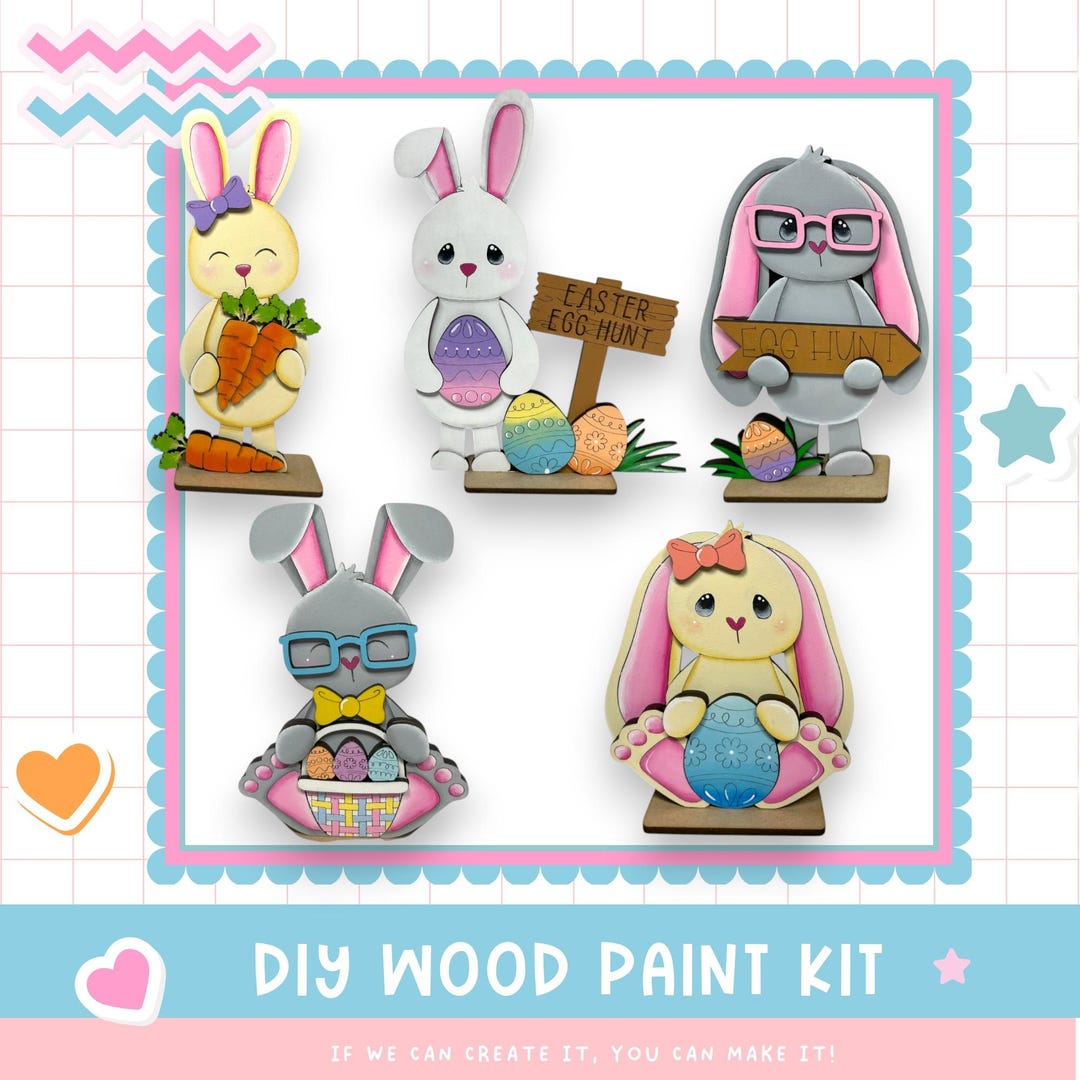 DIY Easter Bunny Shelf Sitters - Etsy