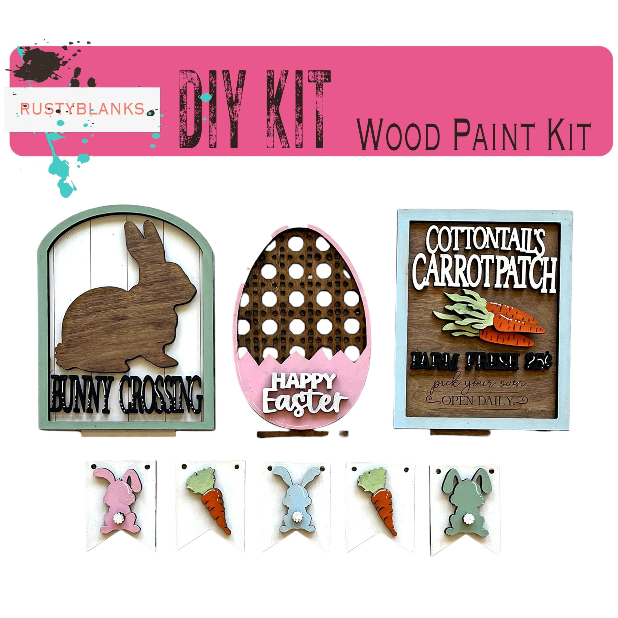 Interchangeable Inserts for Bench Style Display, Easter Bench Insert ...