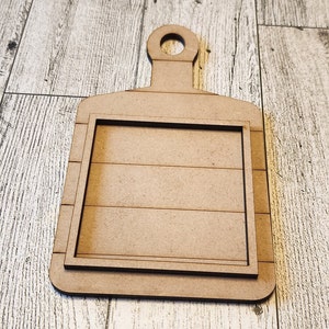 Interchangeable Mini Photo Frame and Cutting Board - Etsy