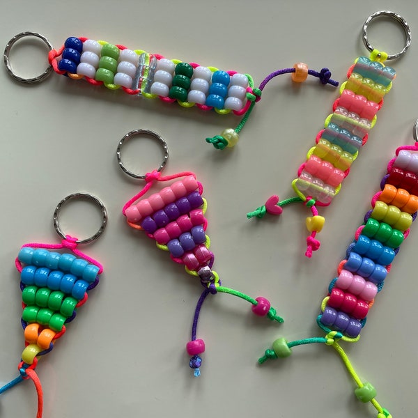 Beaded Keyrings - Etsy UK