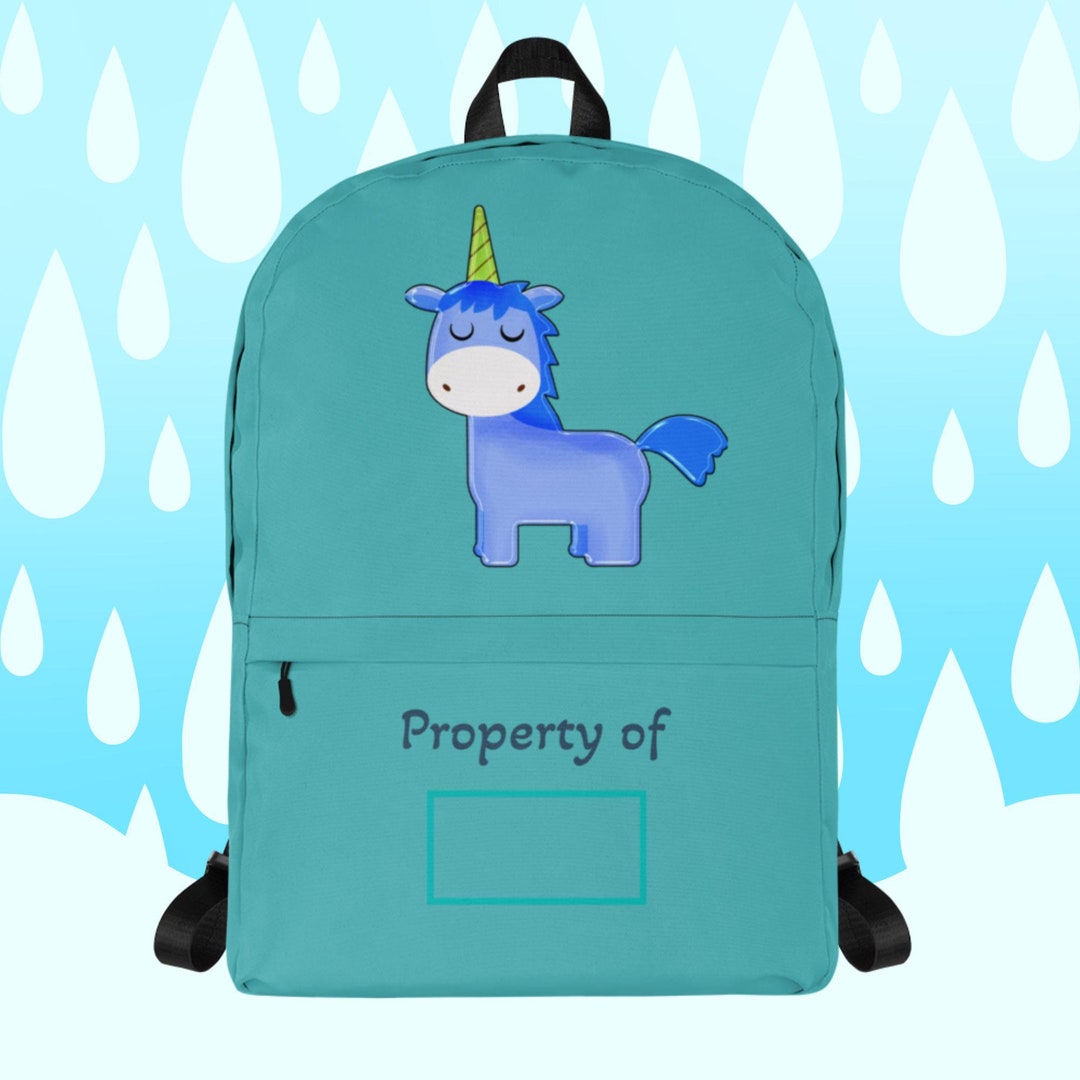 Blue Uniform Backpack With Name Label - Etsy