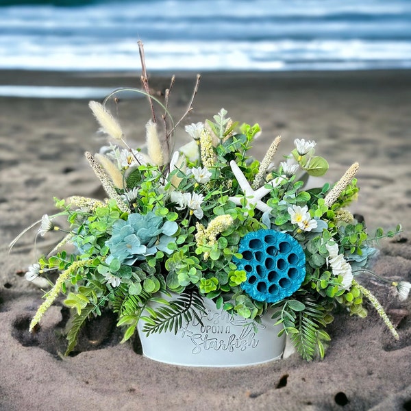 Table Centerpiece for Dining Table Coastal - Etsy