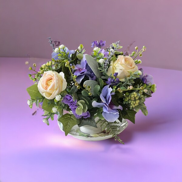 Tea Cup Arrangement - Etsy