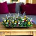 Rustic Farmhouse Wildflower Centerpiece: Long Table Floral Arrangement ...