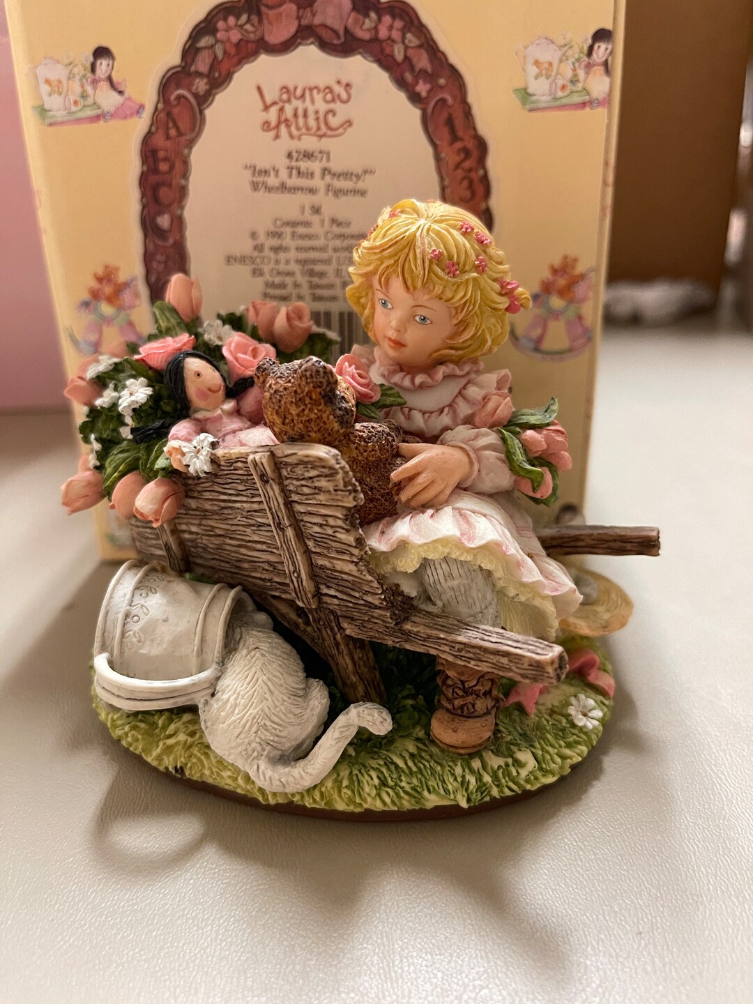 Vintage Lauras Attic Figurine isnt This Pretty - Etsy