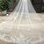 Bridal Veil With Fairy Blue Lace Floral Blue Flower Wedding Veil Soft ...