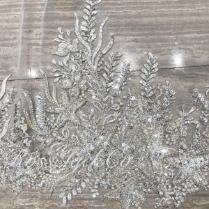 Beach Theme Veil, Bridal Veil Sequin Starfish Seaweed, Soft Tulle Ivory Bridal Veil, Unique ...