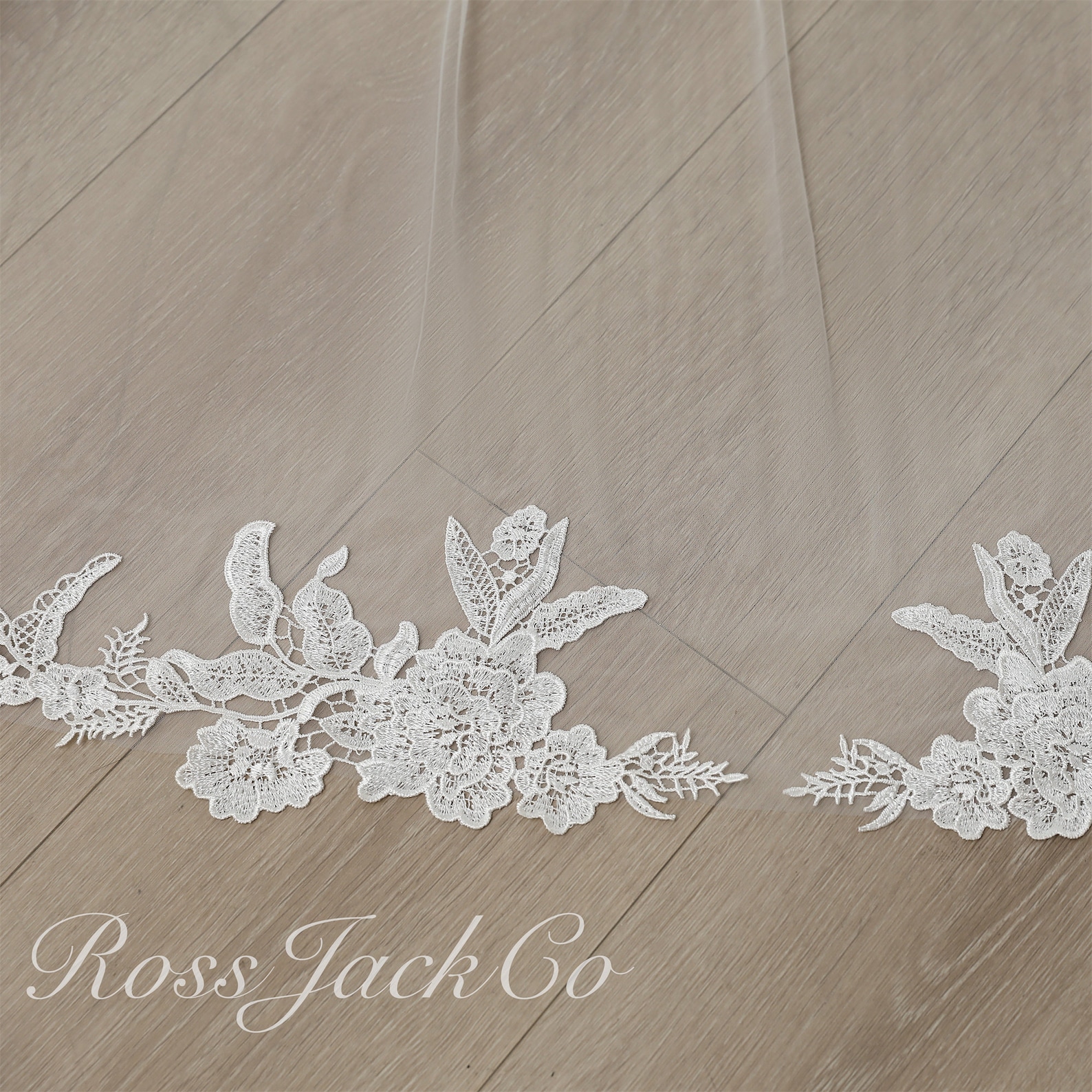 Wedding Veil Simple Lace Flower Trim, Elegant Little Lace Flower Bridal ...