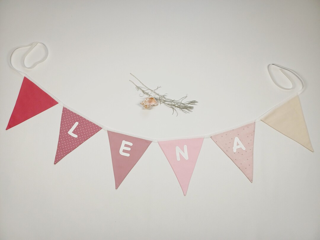 Pennant Necklace Birthday Pennant Fabric Chain Decoration - Etsy