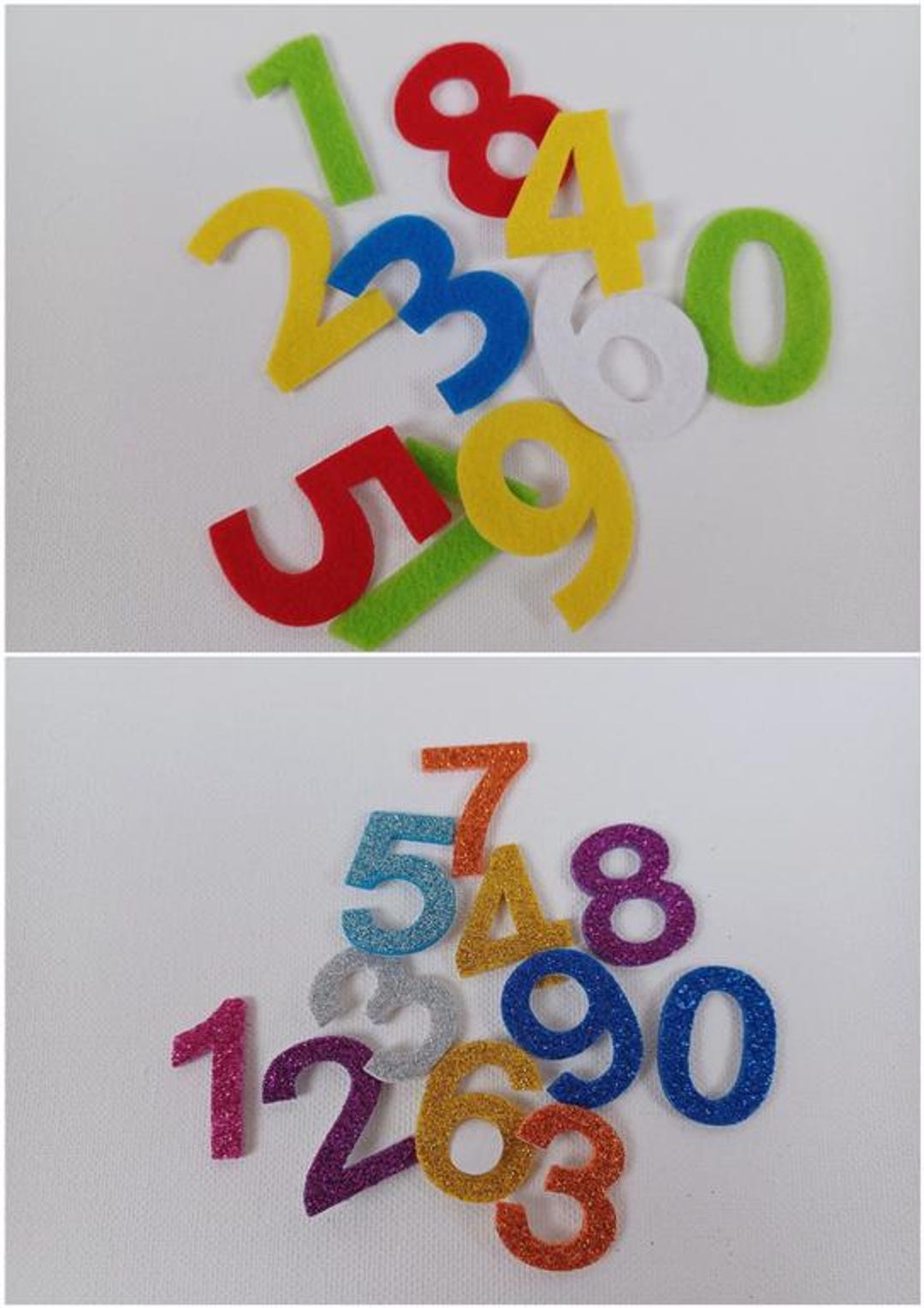 Number Set, 10 Numbers for Birthday Crown, Single Button, Number ...