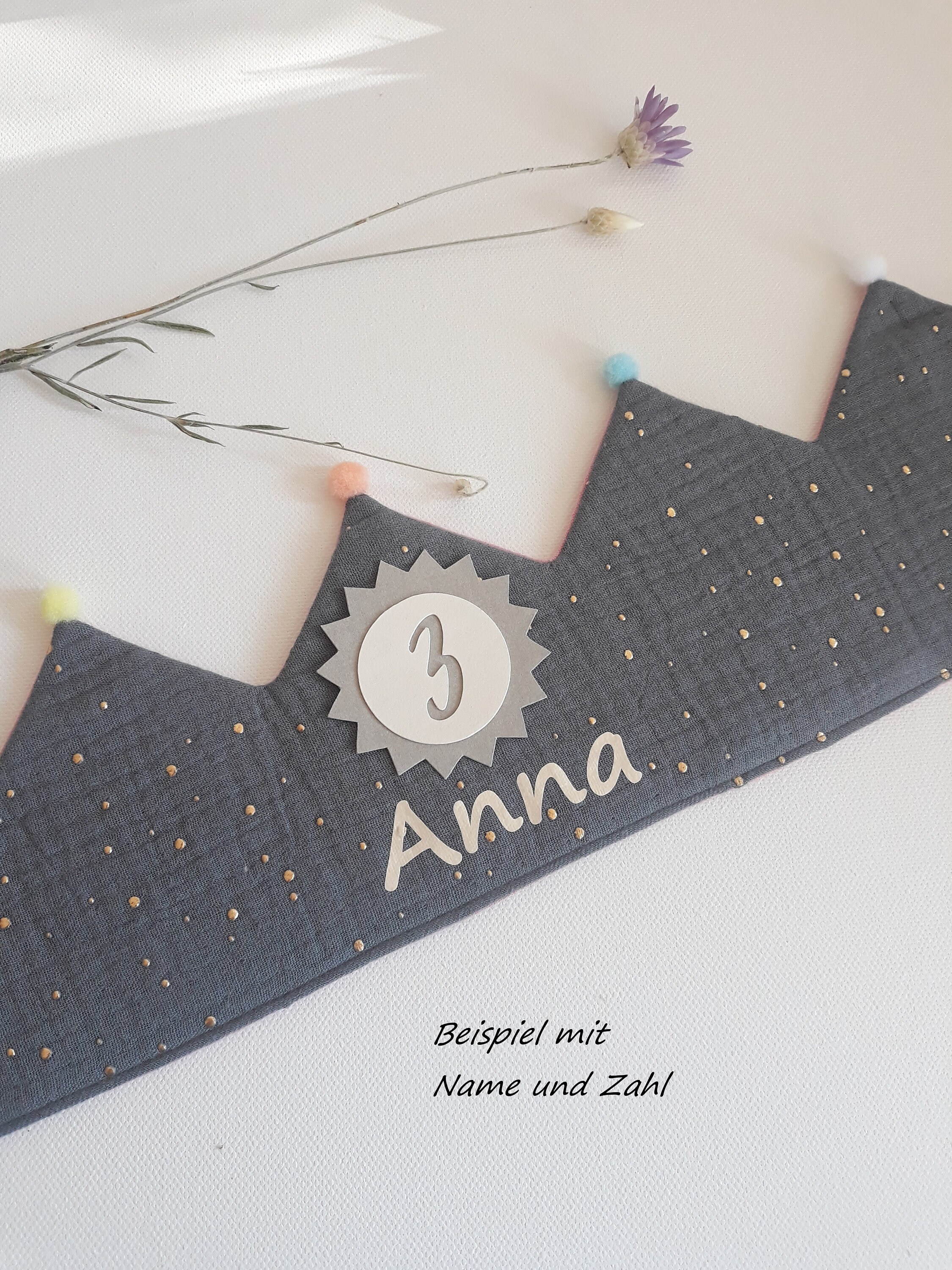 Numbers With Velcro Fastener, Numbers for Birthday Crown, Single Button ...