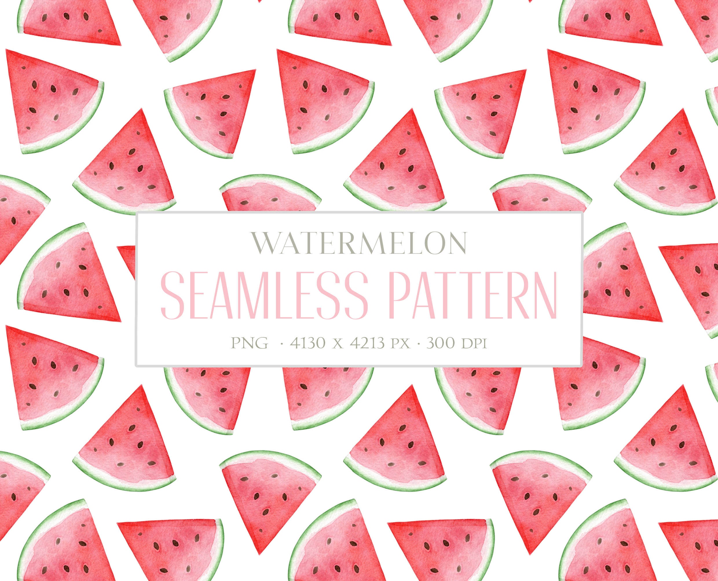 Watermelon Pattern Wallpaper